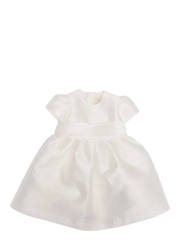 IL GUFO Short Sleeve Dress - White