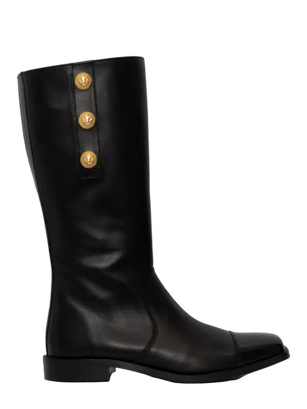 Balmain Mid-calf Boots - Red