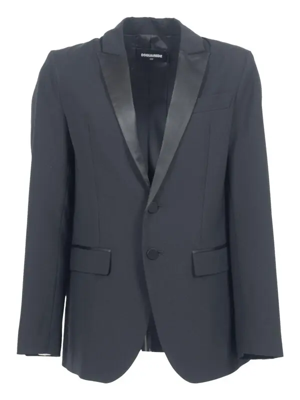 D SQUARED2 Single-breasted Blazer With Notched Lapel - Red