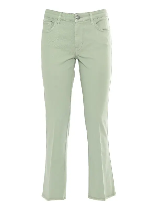FAY F.do Frangia Cropped Pant - Green