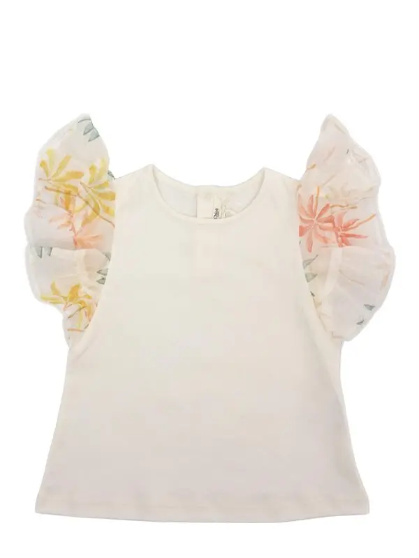 Chloé Short-sleeve Top - White