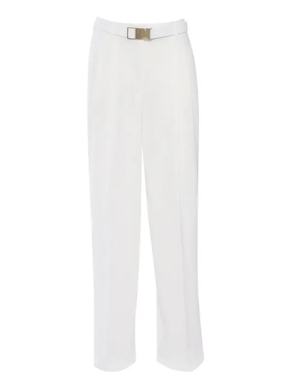 Max Mara Neottia Long Trousers - White