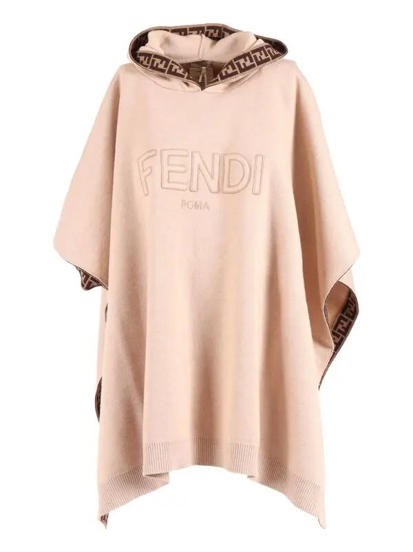 FENDI JR Fendi Roma Knit Poncho - Other