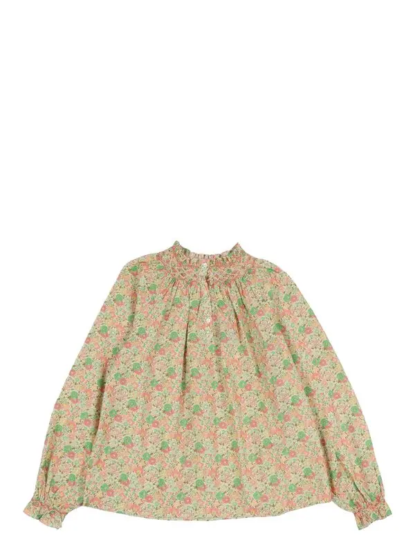 Bonpoint Blouse Smockee Petale - Red
