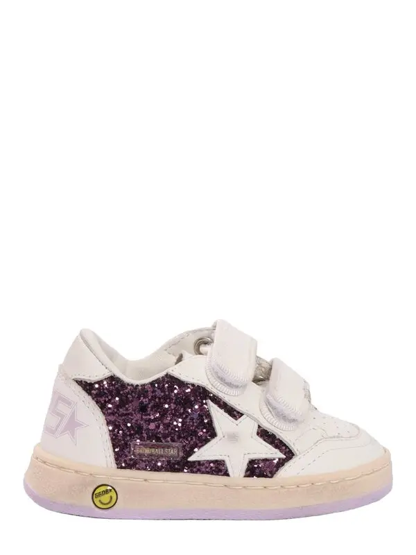 GOLDEN GOOSE Ball Star Sneakers With Glitter Upper - Other