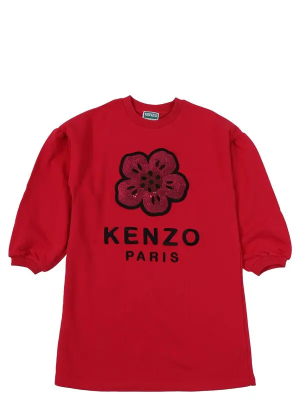 Kenzo Sweatshirt Dress - Red