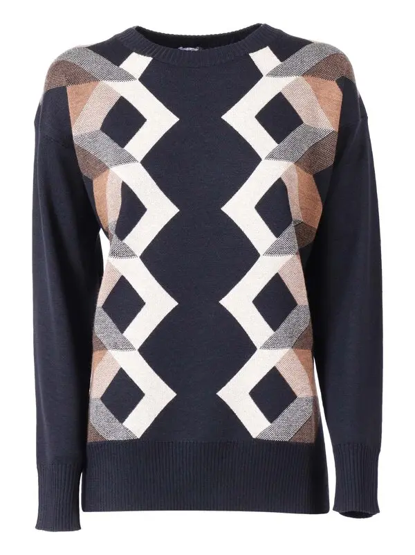 Lorena Antoniazzi Knit Top - Blu