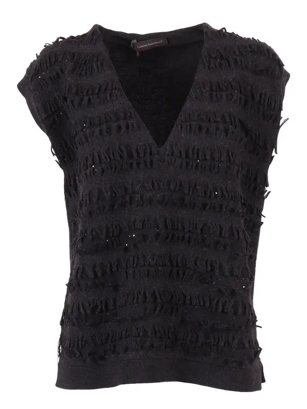 Lorena Antoniazzi Knit Vest - Red