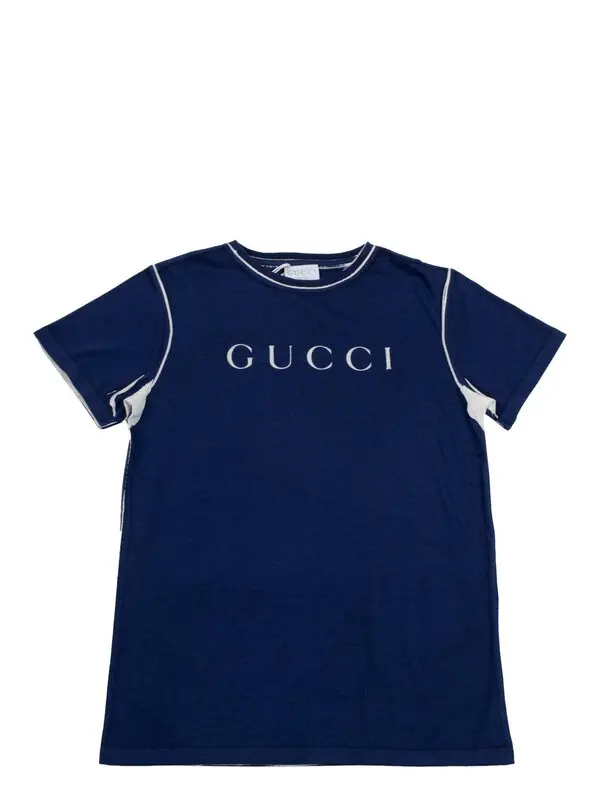 Gucci Jersey T-shirt - Blu
