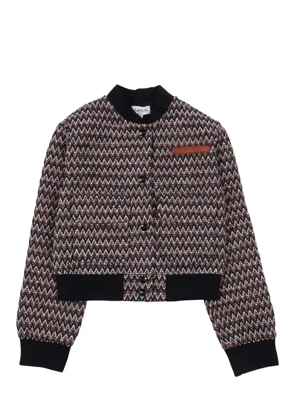 LANVIN Herringbone Tweed Jacket - Other