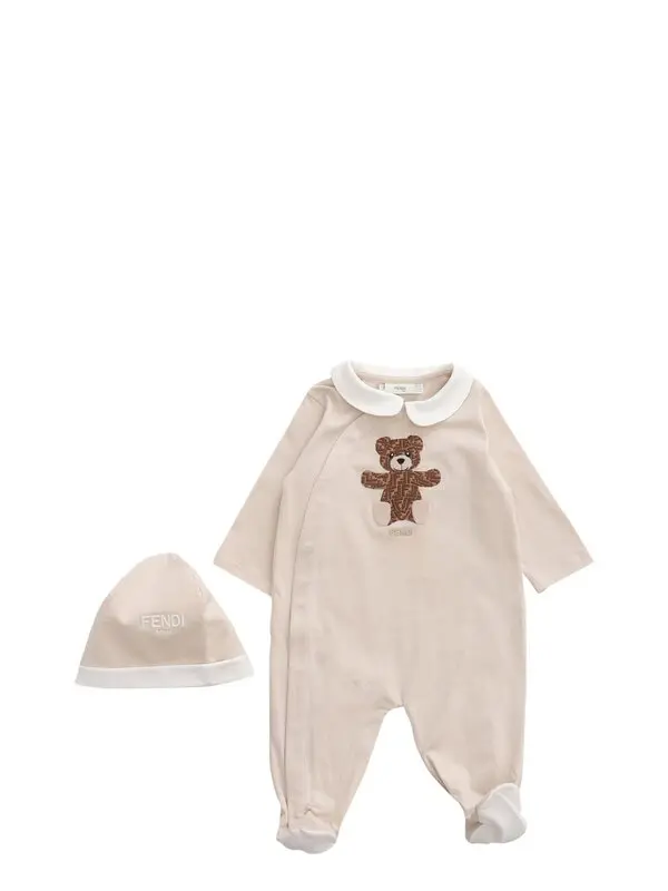 FENDI JR Jersey Set With Hat - Other