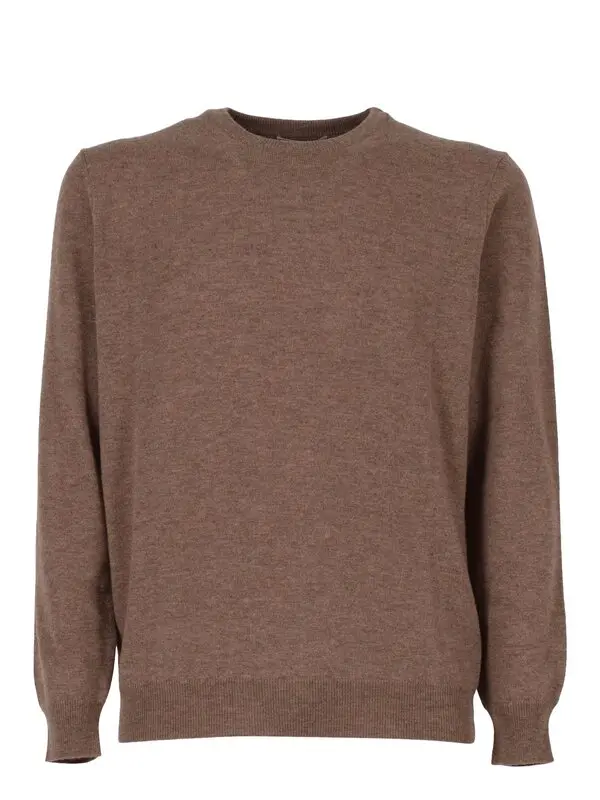 KANGRA Crewneck With Alcantara Patches - Red
