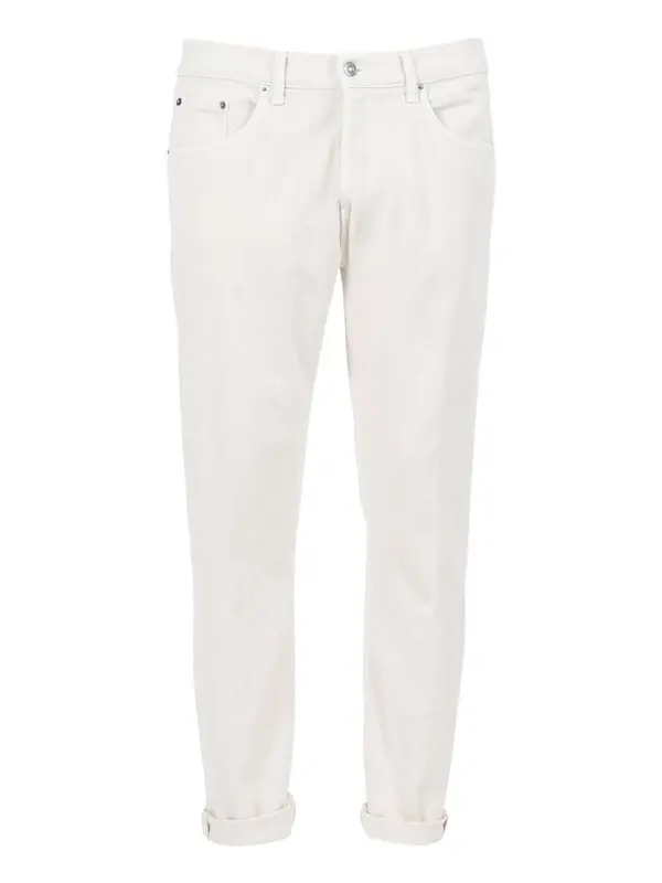 DONDUP Pantalone Icon Trousers - White