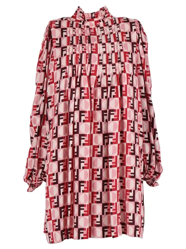 FENDI JR Vailella Ff Dam Abito - Red