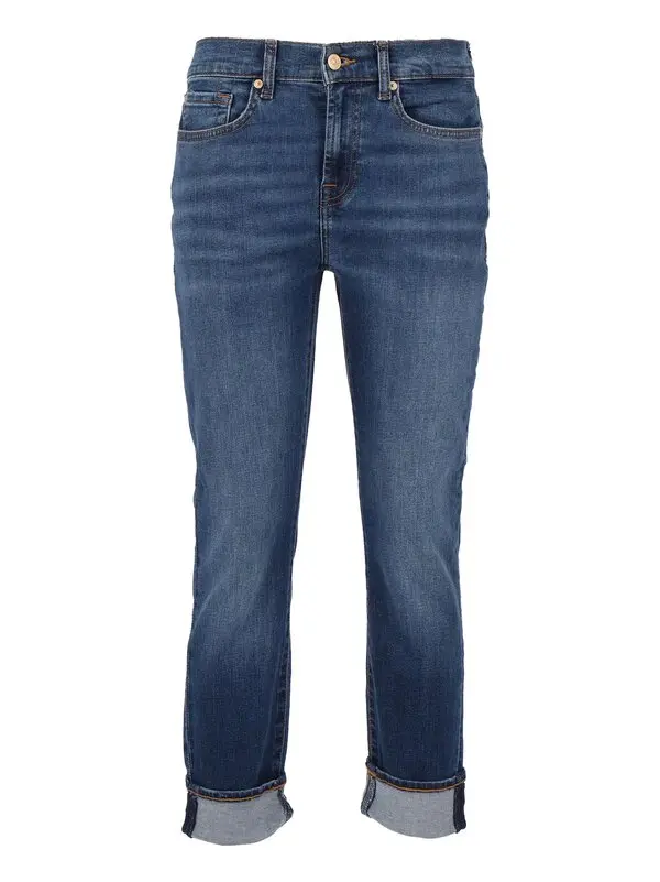 7 For All Mankind Relaxed Skinny Royalty Jeans - Blu