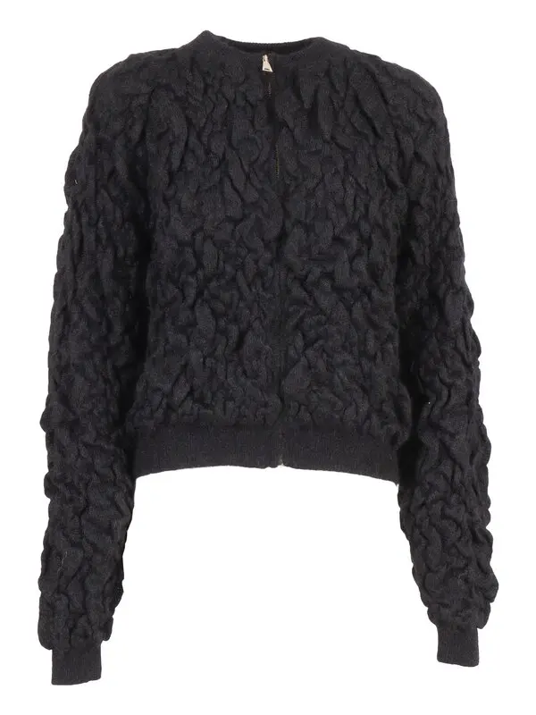 Fabiana Filippi Mohair Bomber - Red