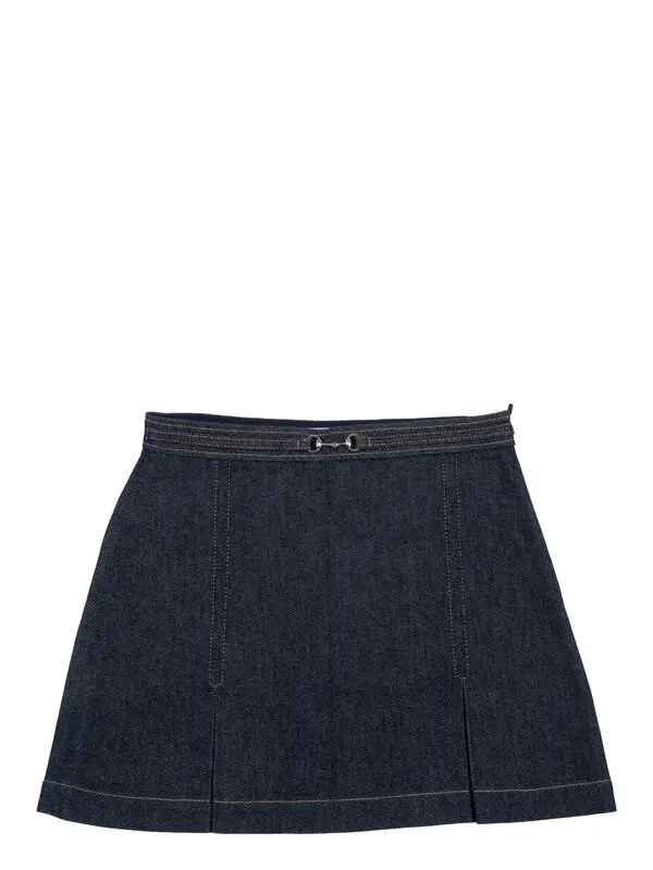 Gucci Denim Mini Skirt - Blu