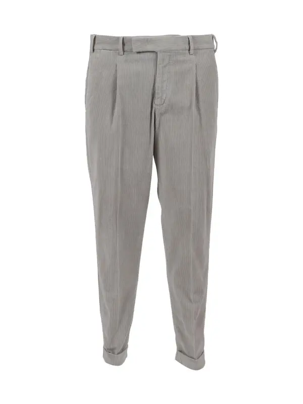PT TORINO Pleated Trousers - White