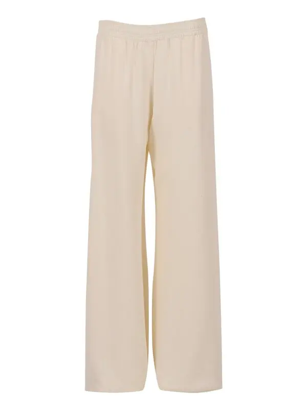 Fabiana Filippi Wide-leg Cady Pants - White
