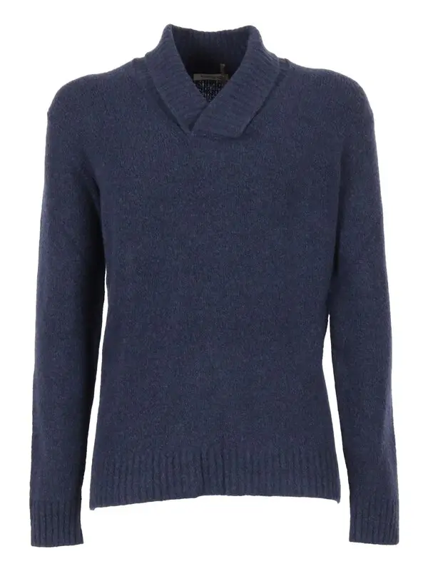 KANGRA Pullover Rasato Calato - Blu