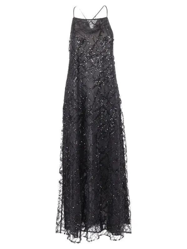 EMPORIO ARMANI WOMAN Sleeveless Maxi Dress - Red