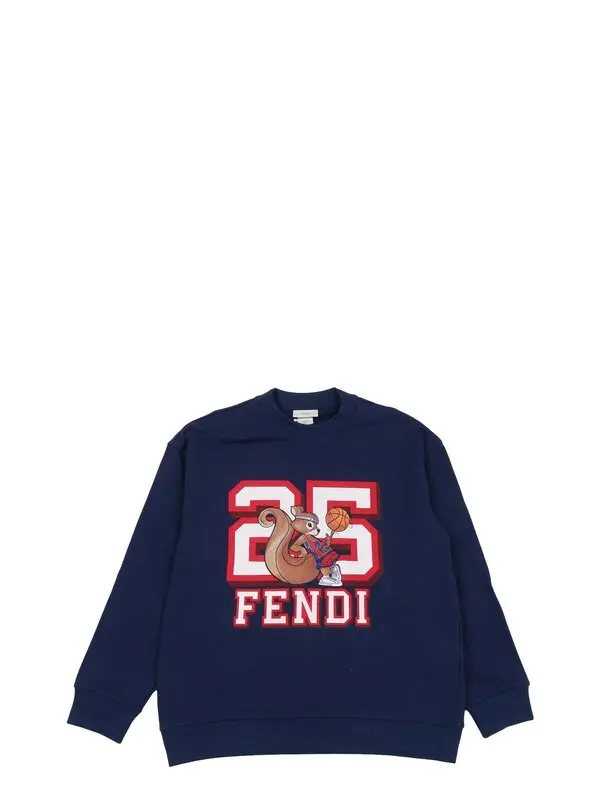 FENDI JR Felpa Felpa - Blu