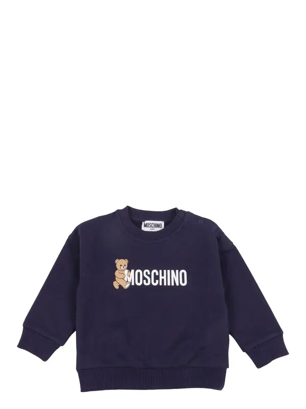 Moschino Round Neck Top - Blu