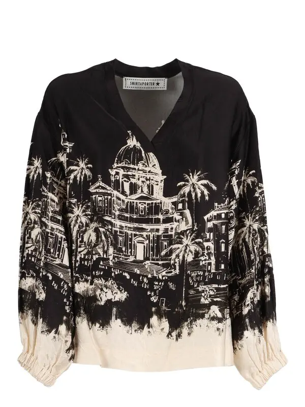 SHIRTAPORTER Casacca Top - Red