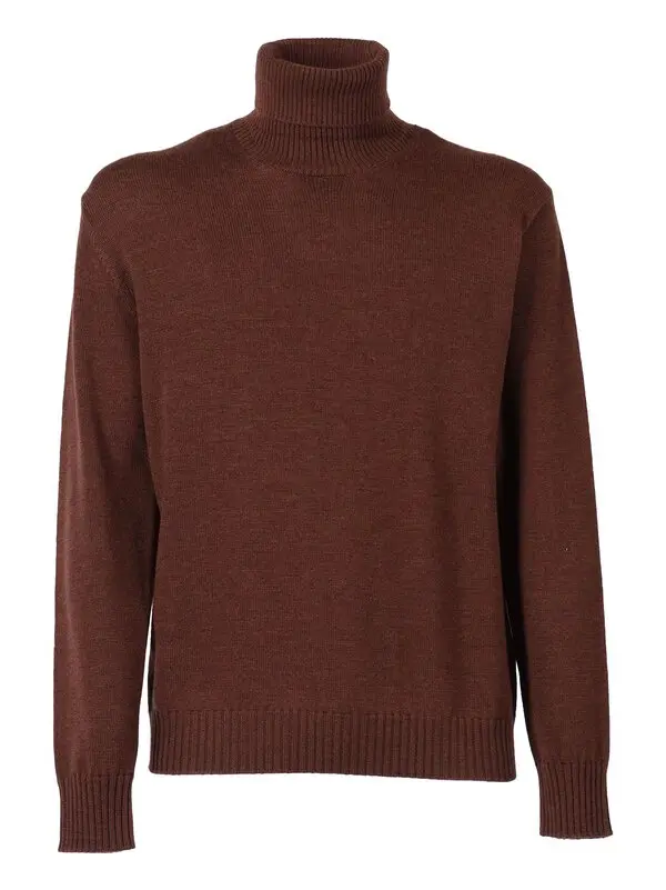 BALLANTYNE Turtleneck Pullover - Red