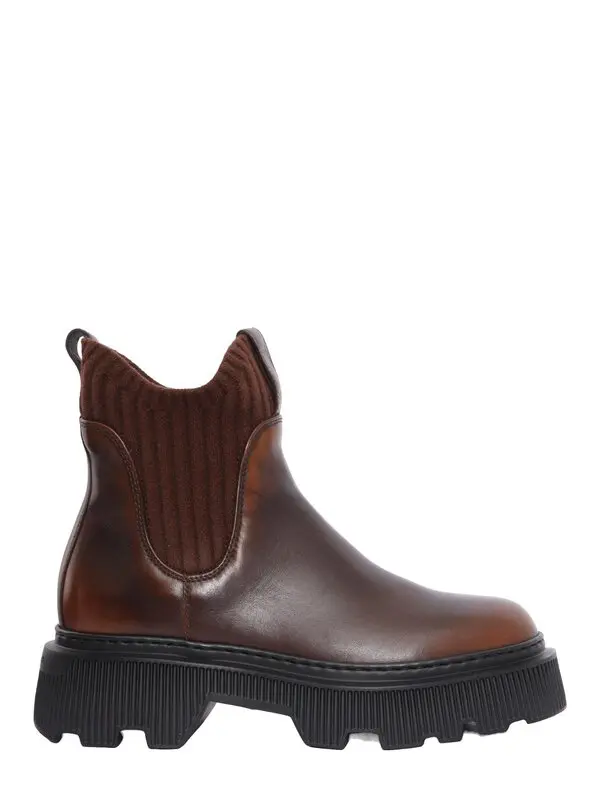 Santoni Mountain Boot - Red