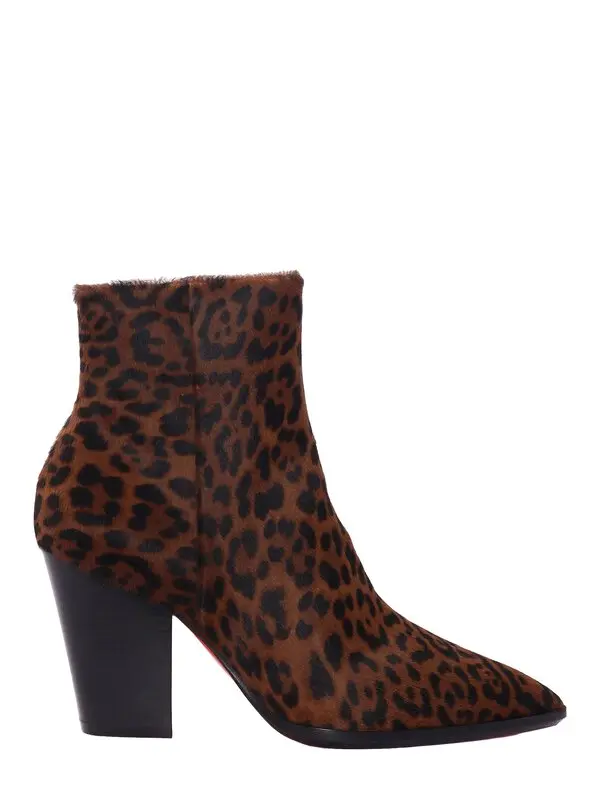 Santoni Basic Ankle Boot - Red
