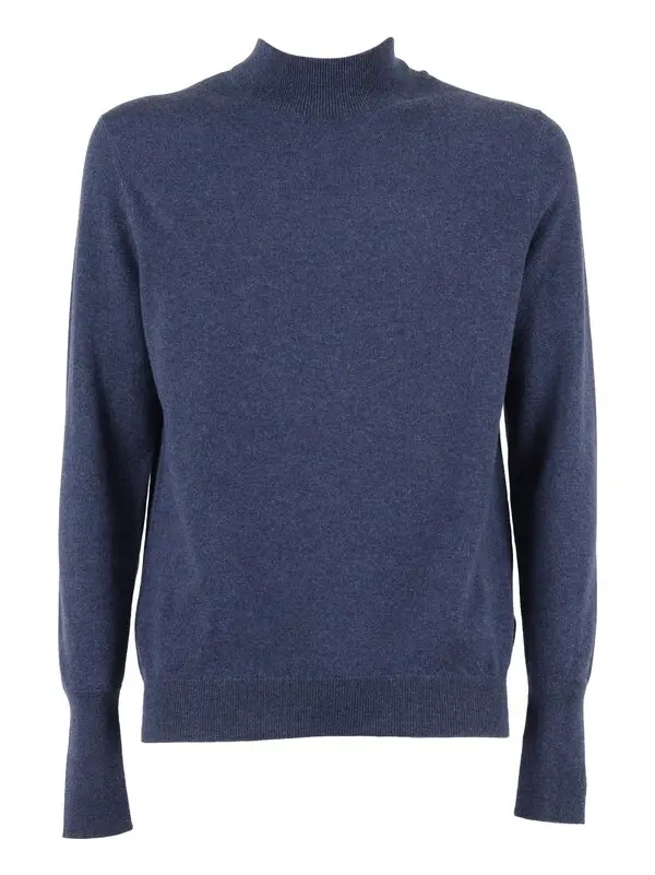 BALLANTYNE Turtleneck Pullover - Blu