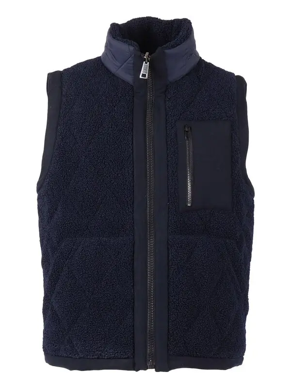 BALLANTYNE Double Face Vest - Blu