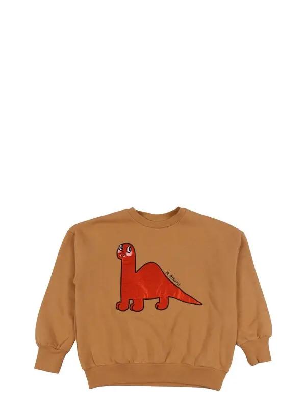 MINI RODINI Sweatshirt With Dino Application - Other