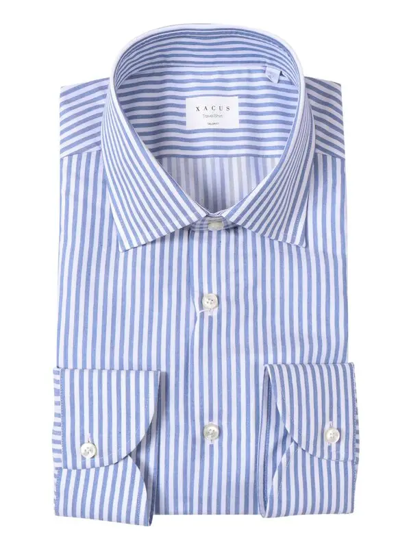 XACUS Striped Shirt - Blue