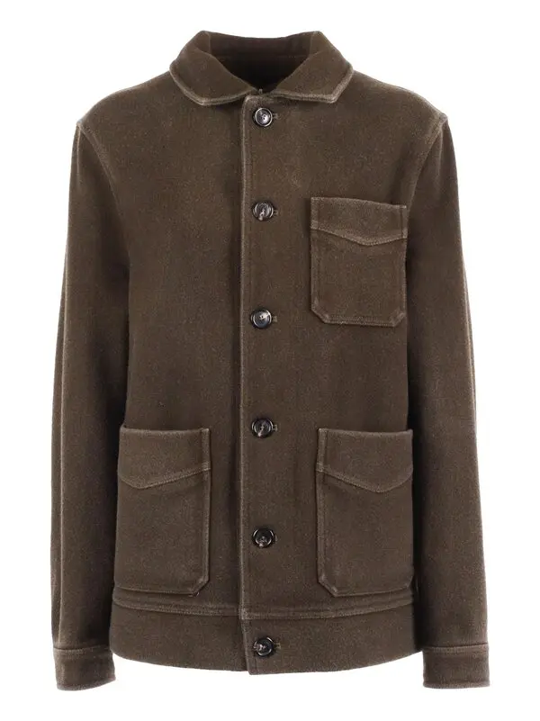 CIRCOLO 1901 Work Jacket G.dyed - Green