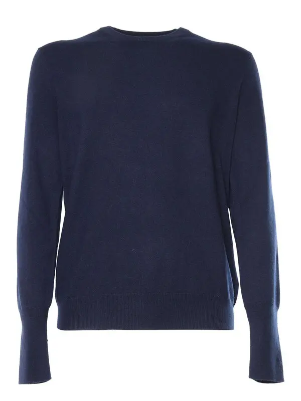 BALLANTYNE Round Neck Pullover - Blu