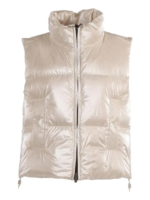 K-WAY Thille Thermo Pearly Gilet - White