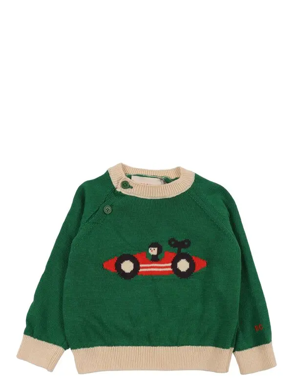 BOBO CHOSES Race Car Jumper - Green