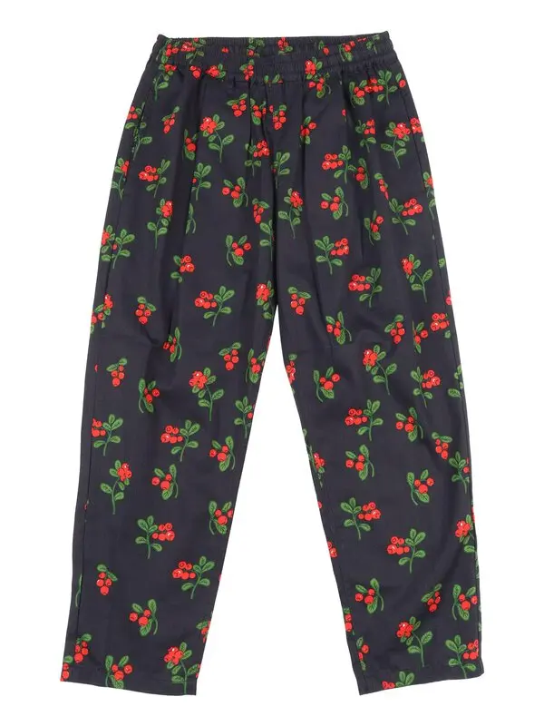 MINI RODINI Lingonberries Woven Trousers - Red