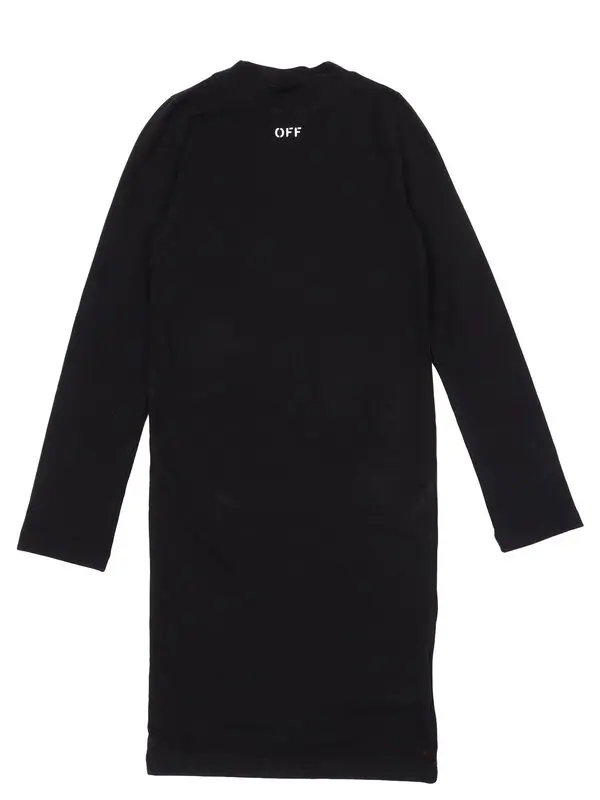 Off-White Off Stamp 2nd Skin Dress - Red