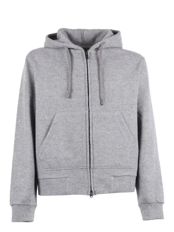 CIRCOLO 1901 Full Zip Wool Hoodie - Other