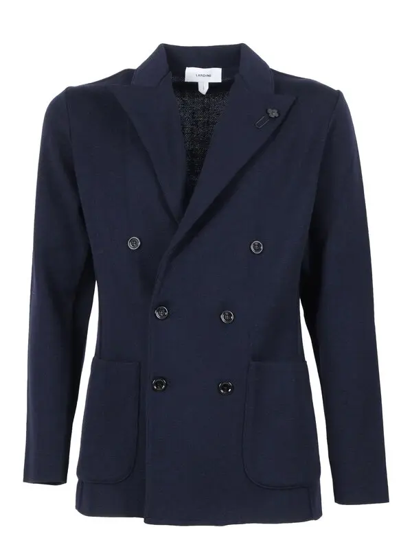 LARDINI Giacca Maglia - Blu