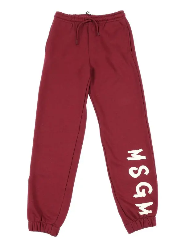 MSGM Fleece Pants - Red