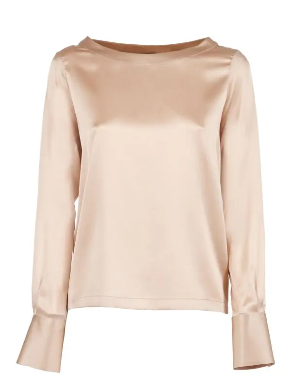 MAZZARELLI CAMICIE Silk Shirt - Gold