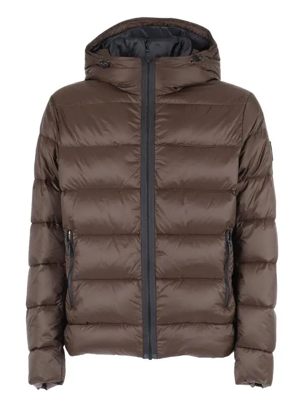 FAY Db Front Piuma Cappuccio - Red