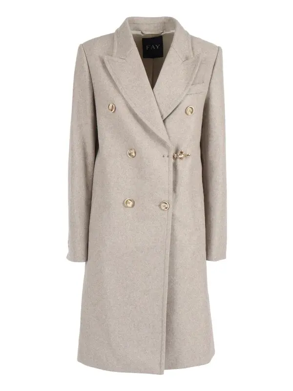 FAY Double Breasted Coat - Other