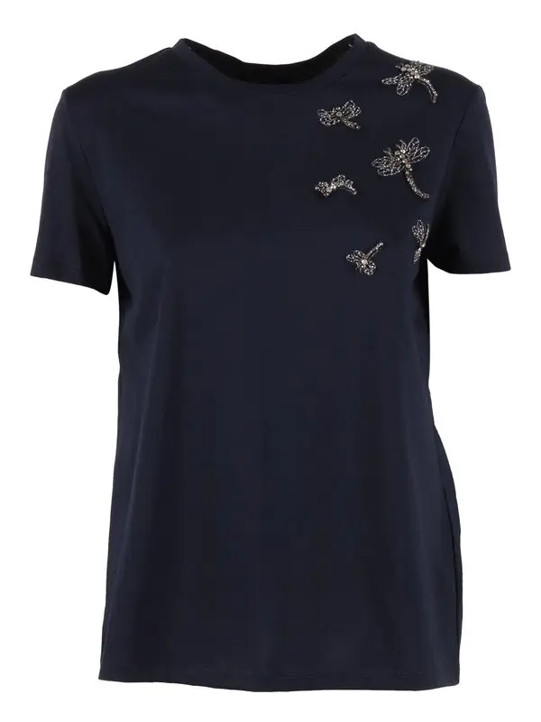 Max Mara Pontile T-shirt - Blu