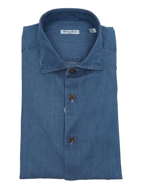 SARTORIA DEL CAMPO SONRISA Dress Shirt - Blu