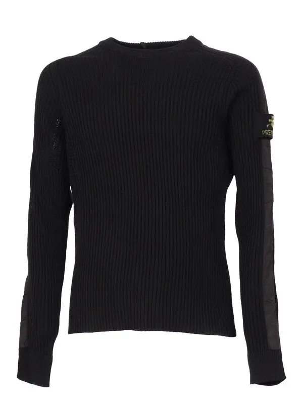 Premiata Ribbed Crewneck Top - Red